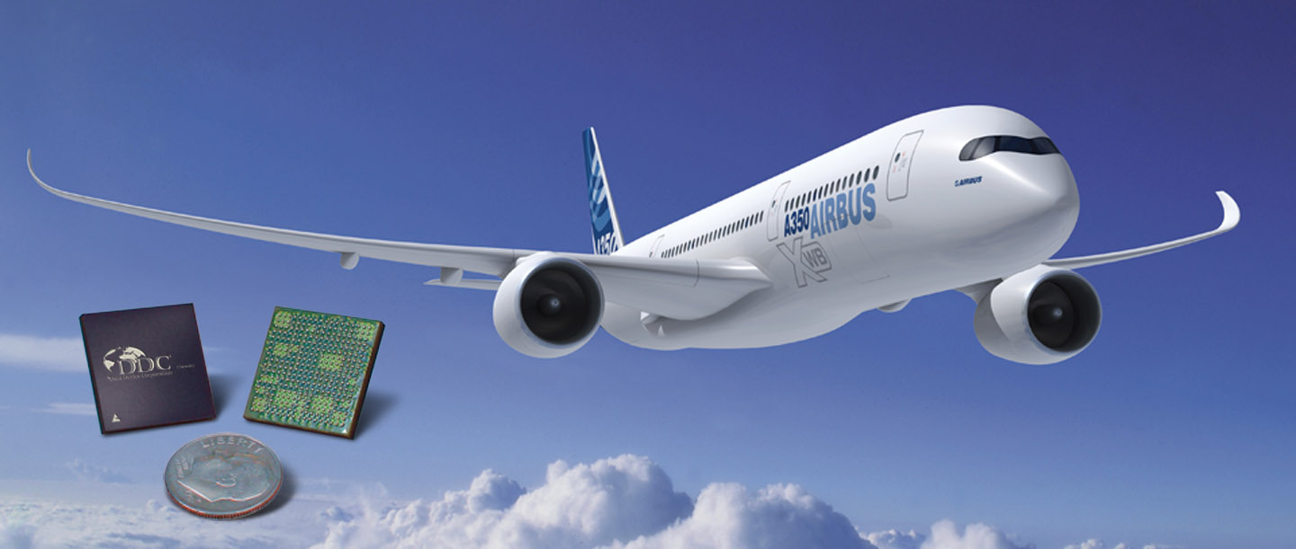 Airbus Chooses DDC’s MIL-STD-1553 Components for A350 XWB Flight Control!